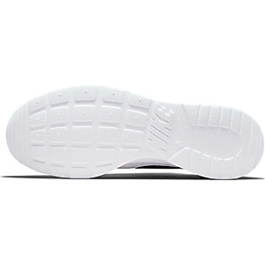 Nike Mens Tanjun, White/Black-Barely Volt, 9