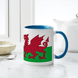 CafePress Welsh Flag Mug Ceramic Coffee Mug, Tea Cup 11 oz