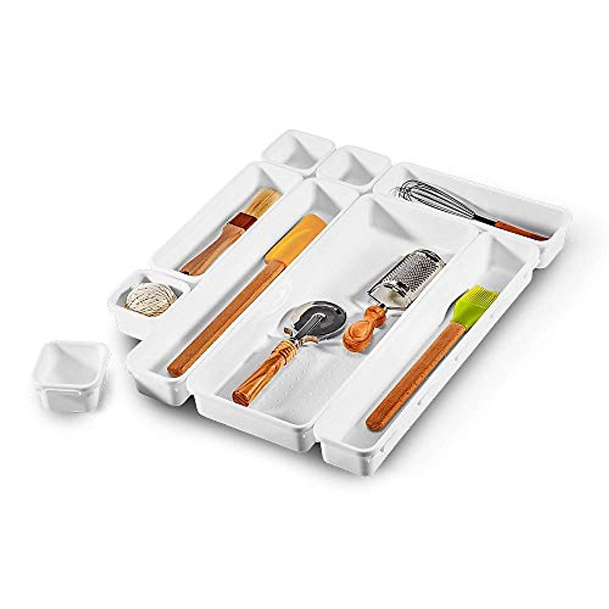 madesmart Value 9-Piece Interlocking Bin Pack | VALUE COLLECTION | Customizable Multi-Purpose Storage | Durable | Easy to Clean | BPA-Free