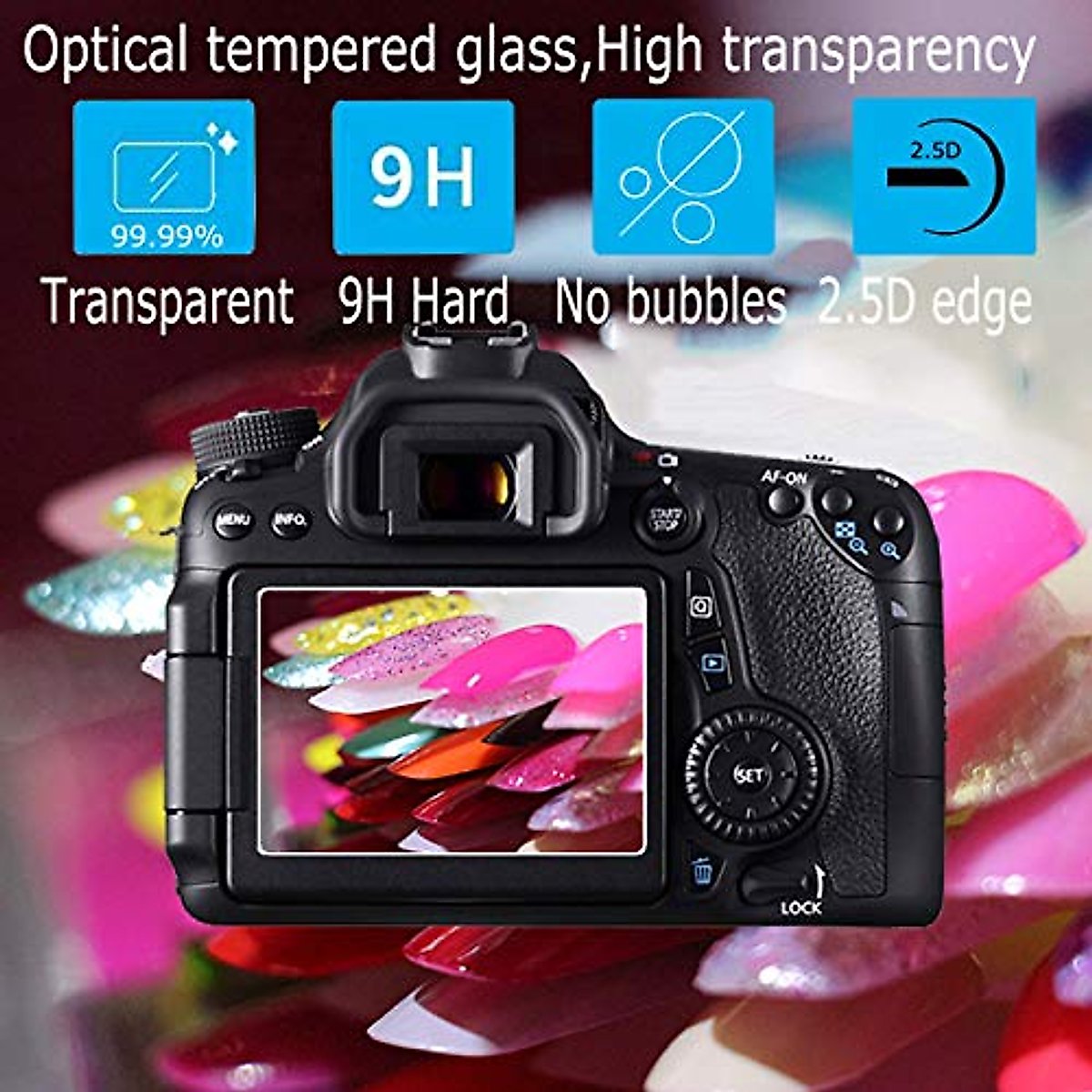 debous Screen Protector for Fujifilm X-S20 X100T X100F X-E2 X-E2S （not for X100V）, Anti-finger Optical Tempered Glass for Fuji XS20 X100T X100F XE2 XE2S Digital Camera (3 pack)