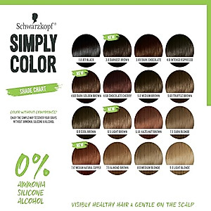 Schwarzkopf Simply Color Permanent Hair Color, 6.5 Light Brown