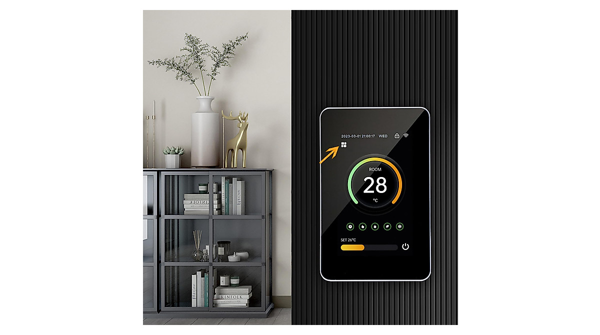 Smart WiFi Thermostat - App-Controlled Heating & Cooling