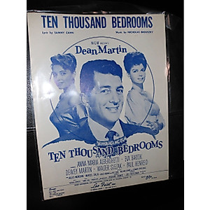 Ten Thousand Bedrooms - Sheet Music - 1957