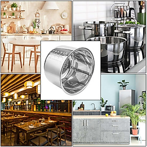 TAMOSH 6L Pressure Cooker Inner Pot Rice Pressure Cooker Liner Stainless Steel Inner Pot Minute Pressure Cooker Liner