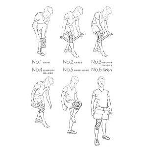 YJM Best Knee Brace for Meniscus Tear, 3D Weaving Knee Brace Breathable Sleeve Support for Running Jogging Sports