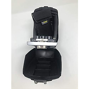 KeyGuard PRO Hanging Lock Box & Faraday Bag - Portable Punch Button Combination Lockbox to Hang on Car Windows and More - Portable Faraday Pouch for Key Fobs and Small Devices - SL-591-CVR
