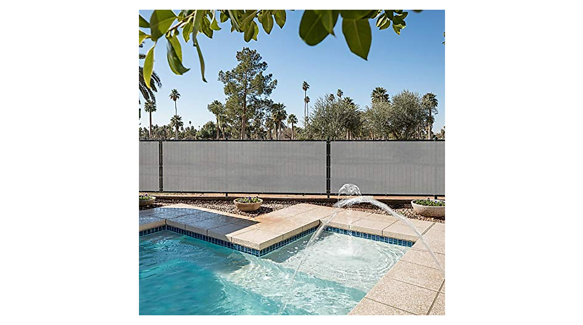 E&K Sunrise Privacy Fence Screen 6x20 ft UV-Resistant Windshield