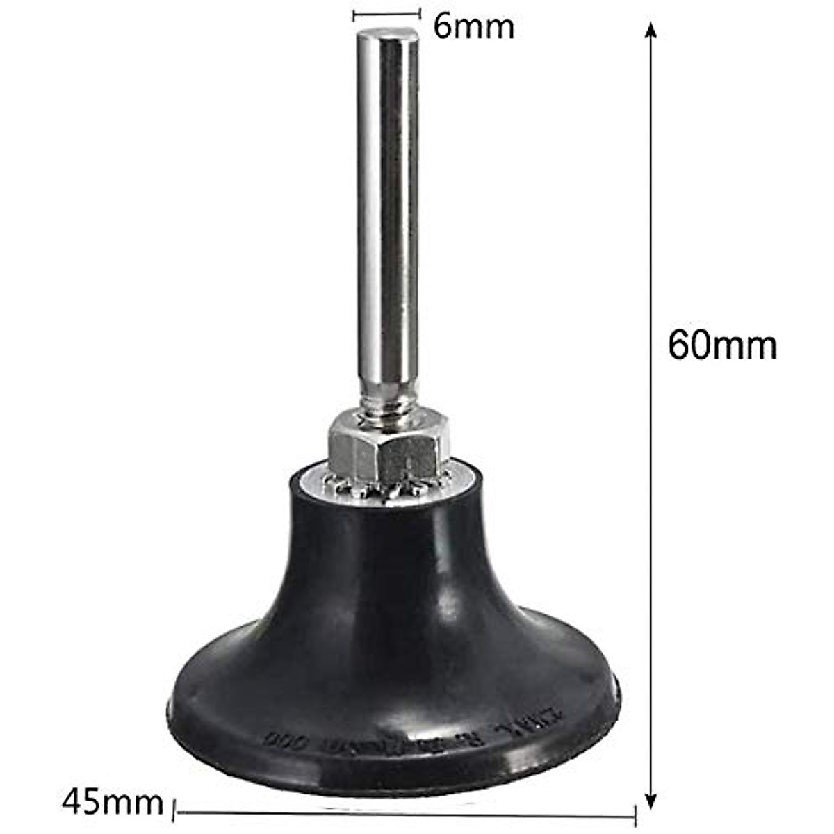 Crossarctic 2 Inch Sanding Discs Holder Roll Lock Disc Pad Quick Change Disc Adapter with 1/4" Shank for Die Grinder Power Drill Driver