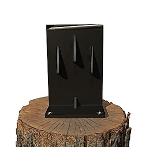 FlareTOP Kindling Splitter Wedge, High Strength Steel with Sharpened Hardened Blade for Wood Stove, Fire Pits, Bonfire & Smoker