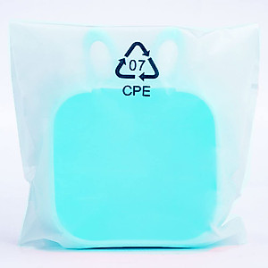 Memoking T02 Protective Case-Bunny Ears Shape Soft Silicone BPA-Free Cute Design Printer Cover, Compatible with T02 Mini Bluetooth Wireless Portable Mobile Pocket Printer, Green