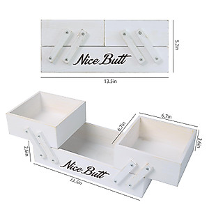 JINGJIAN Shark Week Tampon Storage，Foldable, Shark Toilet Tank Basket Toilet Paper Holder, Week Tampon Storage, Girl Stuff Box for Bathroom Accessories, Bathroom Decor Box