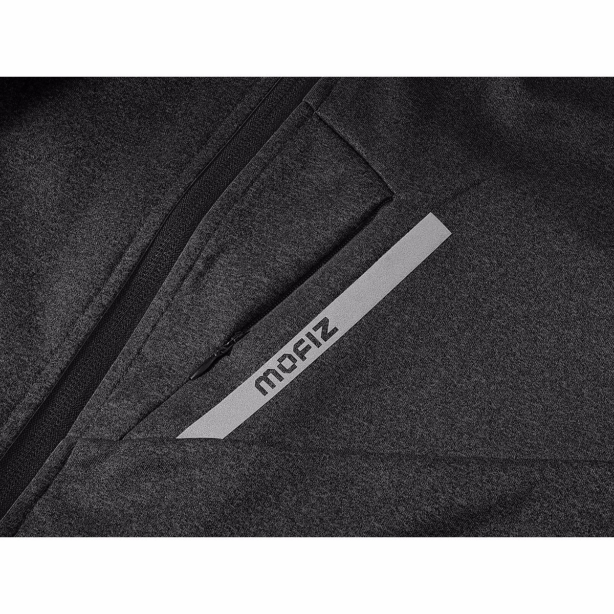 MoFiz Men's Tracksuits Full Zip Track Suits For men Solid Jogger Sets Windbreakers Jacket Track Pants 2 Piece Sets With 5 Pockets Classic Black L