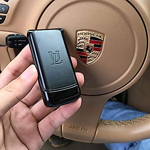 Ulcool V9 Smallest Flip Metal Body Dual Sim Card Luxury Mobile Cell Phone (Black)