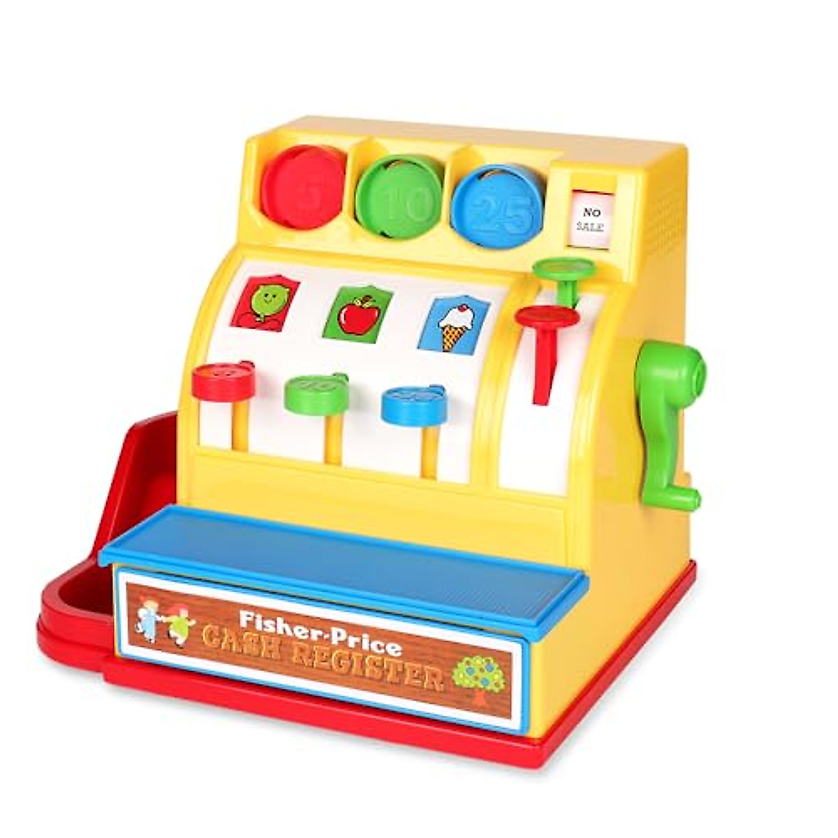 Fisher-Price Classics - Retro Cash Register - Great Pre-School Gift for Girls and Boys, Kids and Toddlers, birthday gift, Christmas, holiday, Ages 2+