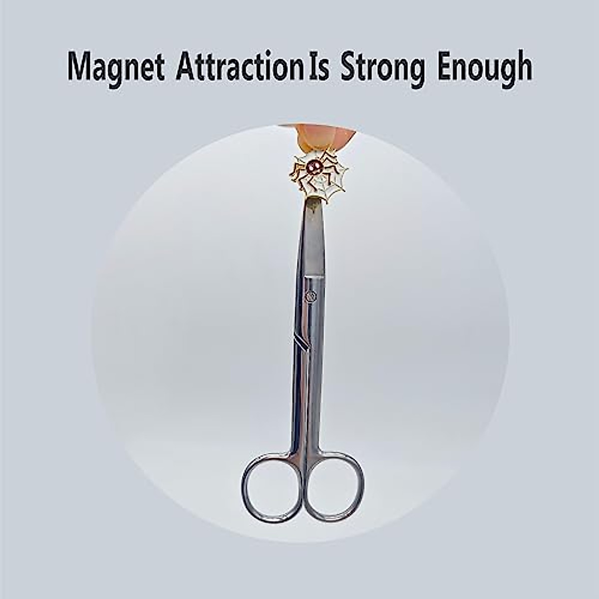 Halloween Black and White Spider Web Cross Stitch Needle Minder, Needle Minder Magnetic, Needle Holder for Cross Stitch, Sewing, Embroidery and Needlework Accessories, Enamel and Magnetic（2 PCS）