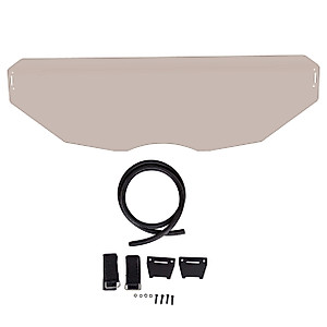 ECOTRIC Dark Tint Half Windshield Compatible with 2017-2024 Can Am Maverick X3 / X3 X DS/ X3 X MR/ X3 MAX/ X3 X RS/ X3 X MR Turbo R X3 900 Accessories