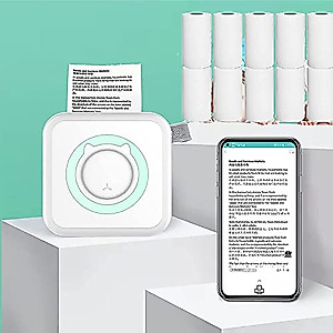 ICMPLI InstaProud - Portable Sticker Printer, Mini Portable Printer, Mini Pocket Thermal Printer, Wireless Bluetooth Photo Printer, for Printing Photo, Label, Study Notes(Blue)