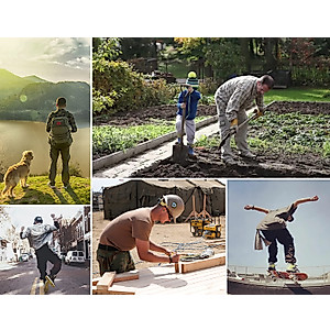 AKARMY Men's Fashion Hiphop Rock Punk Gothic Pants Techwear Sport Hiking Riding Cotton Casual Cargo Pants K013 Black 32