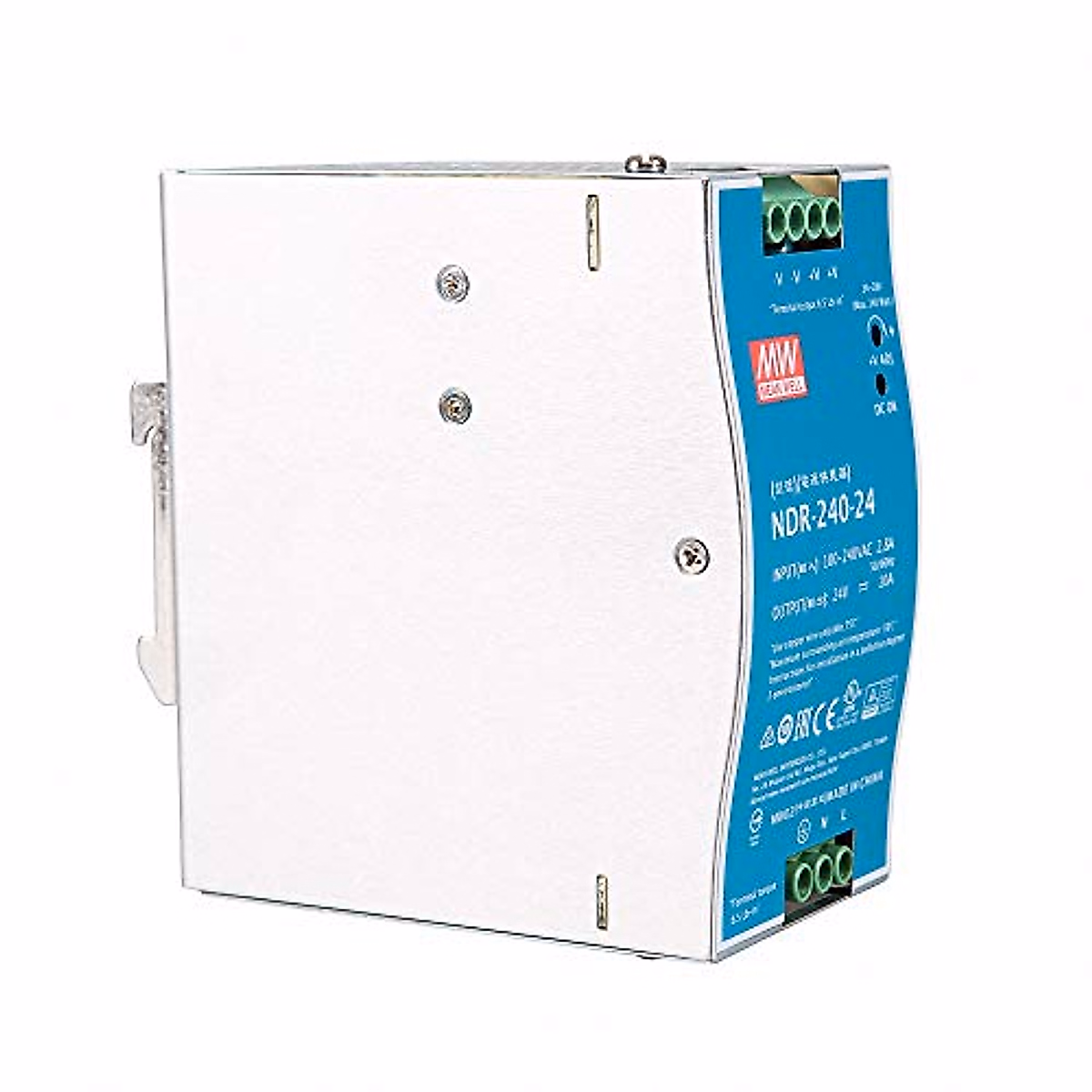 MEAN WELL NDR-240-24 240W 24VDC 10A AC/DC Industrial DIN Rail Power Supply Single Output for Industrial Applications (1)