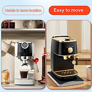 ARGOMAX Appliance Rolling Tray, Coffee Maker Slider, Slding Back & Forth