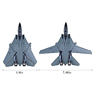 Udnorbay 1/100 US Navy F-14B Tomcat VF-103 Fighter Jolly Rogers Airplane Model Military Aircraft Diecast Models