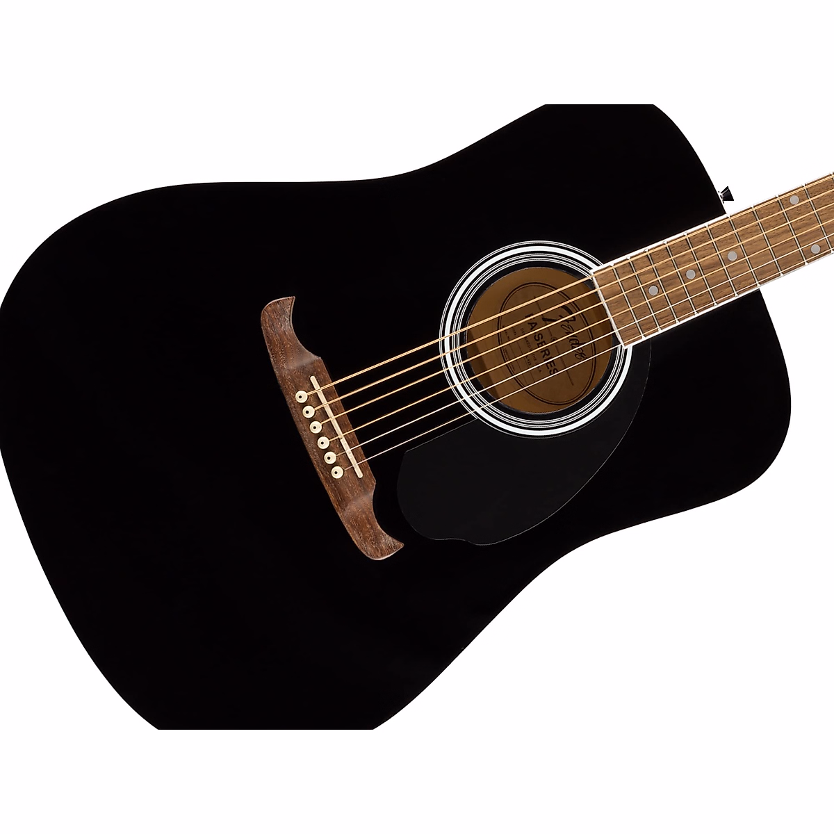 Fender FA-125 Dreadnought Guitar - Black Bundle with Gig Bag, Tuner, Strap, Strings, String Winder, Picks, and Austin Bazaar Instructional DVD