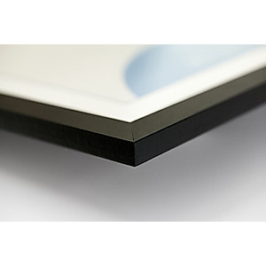 Wee Blue Coo A3 Black Wooden Picture Frame 11.7 x 16.5 Inch (29.7 x 42cm) Acrylic Safety 'Glass' Photo Frame