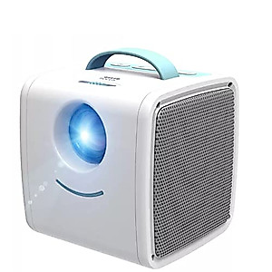 QFWCJ Mini Portable Projector 700 Lumens HD Kids Story Projector Electronic Gift LED Home Projector (Color : A, Size : 10.5 x 10.3 x 11cm.)