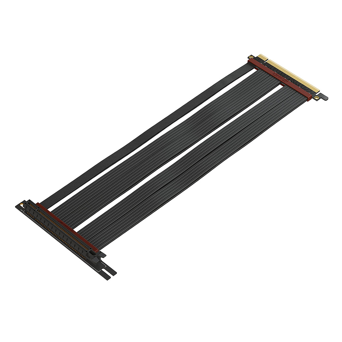 LINKUP - Extreme4+ PCIe 4.0 X16 Riser Cable [RTX4090 RX6950XT x570 Z690 Tested] Twinax Shielded High-Speed Vertical Mount Gaming PCI Express Gen4┃Universal 90 Degree Socket (30cm / 11.8")