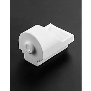 QWORK Centrifugal Casting Crucible, 2 Pack Zirconia Casting Cup Machine Crucible Hooded for Dental Lab, Over 200 Times of Use