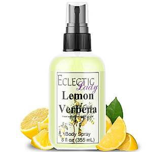 Eclectic Lady Body Spray for Women, 8 Oz Lemon Verbena Body Mist with Long-Lasting Fragrance, Fresh, Wonderful Scent for Spring & Summer, Floral & Fruity Perfume for Women with Orange, Daily Use