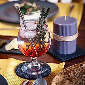 Reusable Straws with Case: 8 Stainless Steel Straws with Straw Cleaning Brush in 2 Sizes – Metal Straws Reusable Stainless Steel – Metal Straw LIVAIA