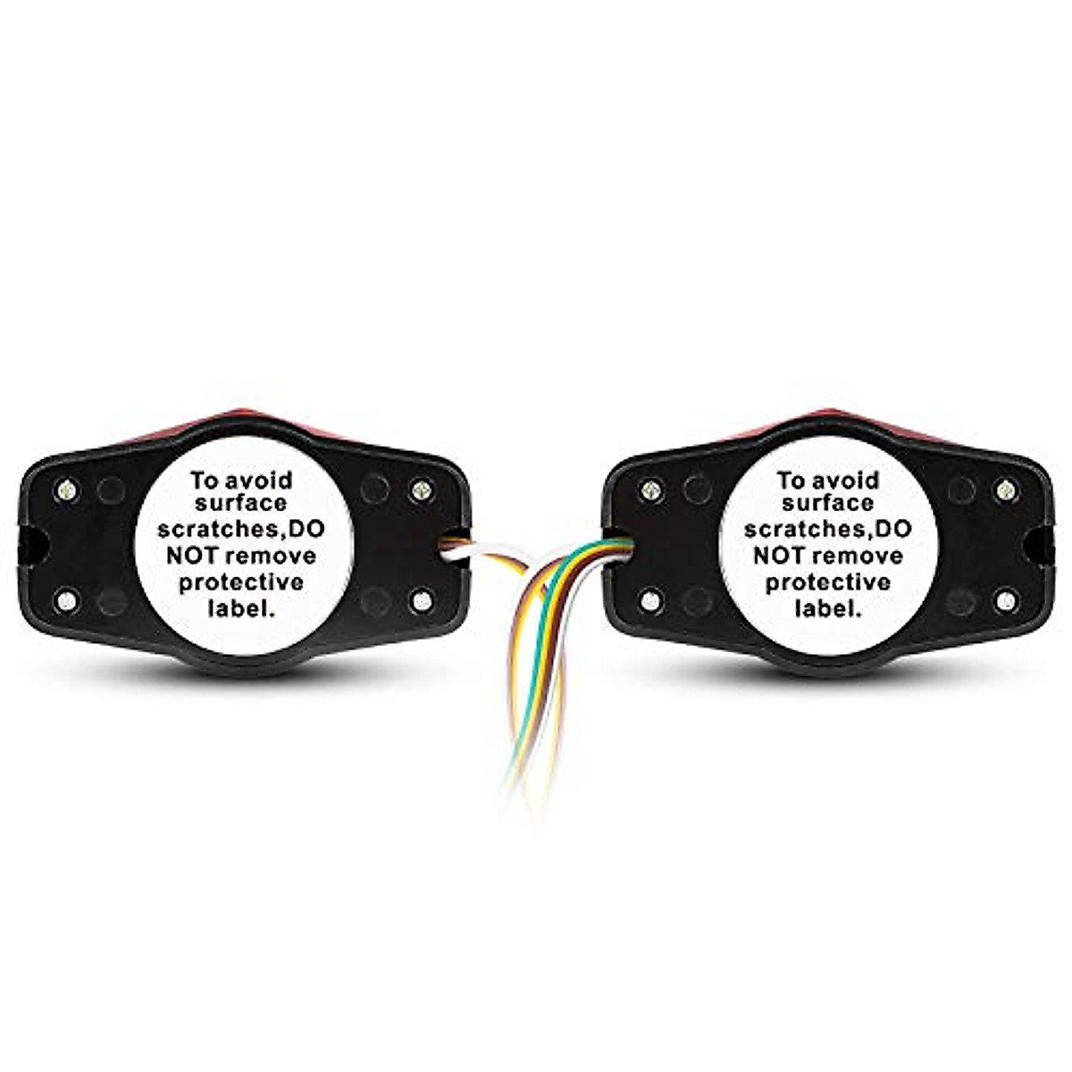 CZC AUTO 12V LED Magnetic Towing Light Kit for Boat Trailer RV Truck - Magnetic Strength 55 Pounds