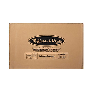 Melissa & Doug Wooden Toy Chest - Gray Furniture for Playroom