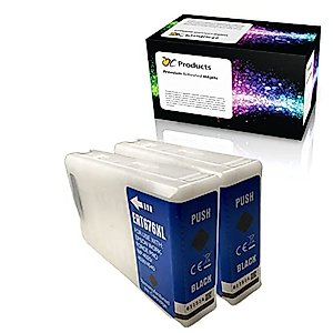 OCProducts Remanufactured Ink Cartridge Replacement 2 Pack for Epson 676XL Black for Workforce Pro WP-4010 WP-4020 WP-4023 WP-4090 WP-4520 WP-4530 WP-4540 WP-4590 (2 Black)