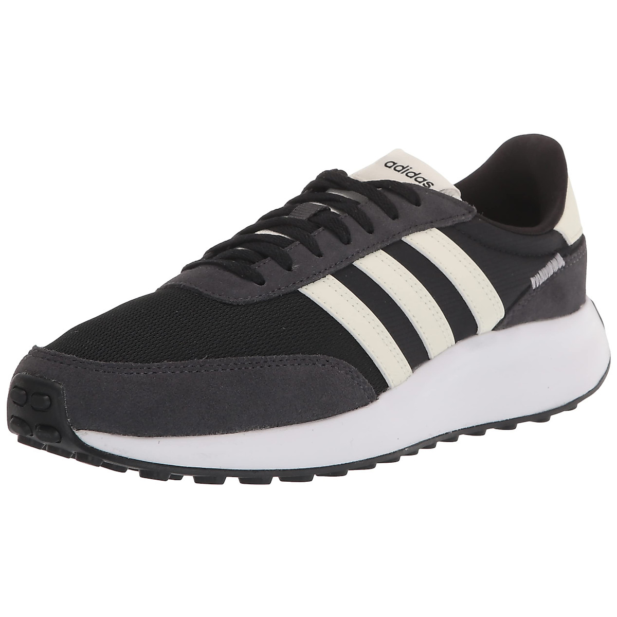 adidas Women's Run 70s Shoes, Black/Off White/Carbon, 8