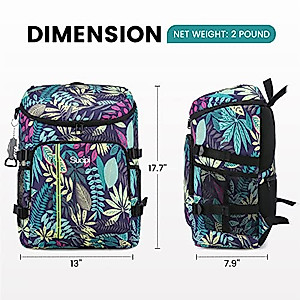 Sucipi Insulated Cooler Backpack with 4 Ice Packs 36 Cans Leakproof Soft Cooler Bag Lightweight Backpack Cooler for Picnic Fishing Hiking Camping Park Beach
