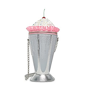 Betsey Johnson Shake It Up Crossbody, Silver