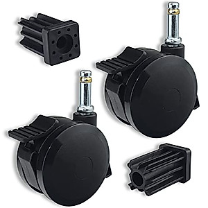 70360 Locking Caster with Insert for Weber Spirit Series 2009-2012, Genesis Series 2007-2011, and Summit Series Gas Grills 2007-2011, (Caster Diameter 2-7/8")