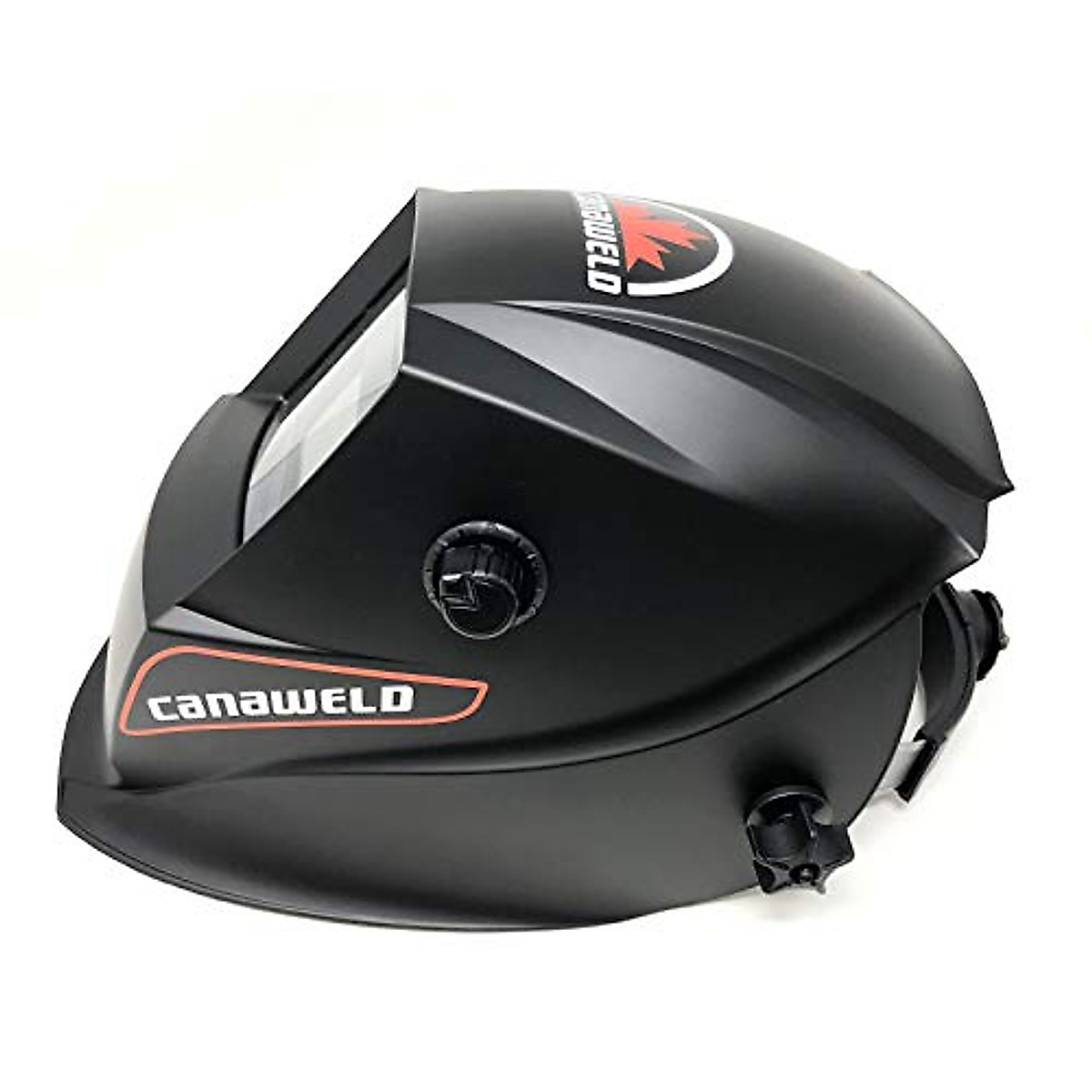 CANAWELD Auto Darkening True Color Welding Helmet 1/1/1/2 High Optical Class Solar Powered Welder Mask with 2 Sensors (Classic Duty-Black)
