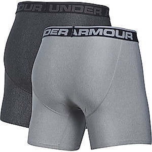 Under Armour Men's Original Series 6-inch Boxerjock Boxer Briefs-2 Pack , Carbon Heather (092)/True Gray Heather , X-Large
