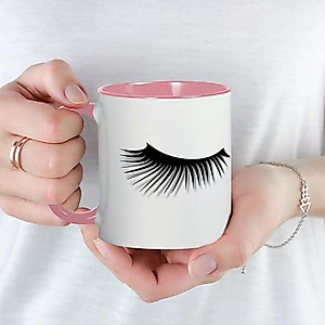 CafePress Eyelashes Mugs Ceramic Coffee Mug, Tea Cup 11 oz