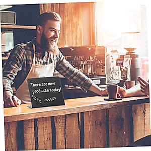 Operitacx Desktop Easel 16pcs Supermarket Label Blackboard Table Fruits and Vegetables Plastic Child Kids Tabletop Easel