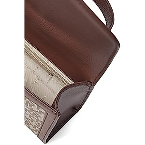 DKNY Ella Small Top-Handle Crossbody Chino/Wood Brown One Size
