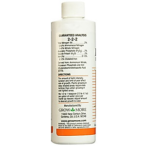 Grow More 7857 Lucky Bamboo 2-2-2, 8-Ounce