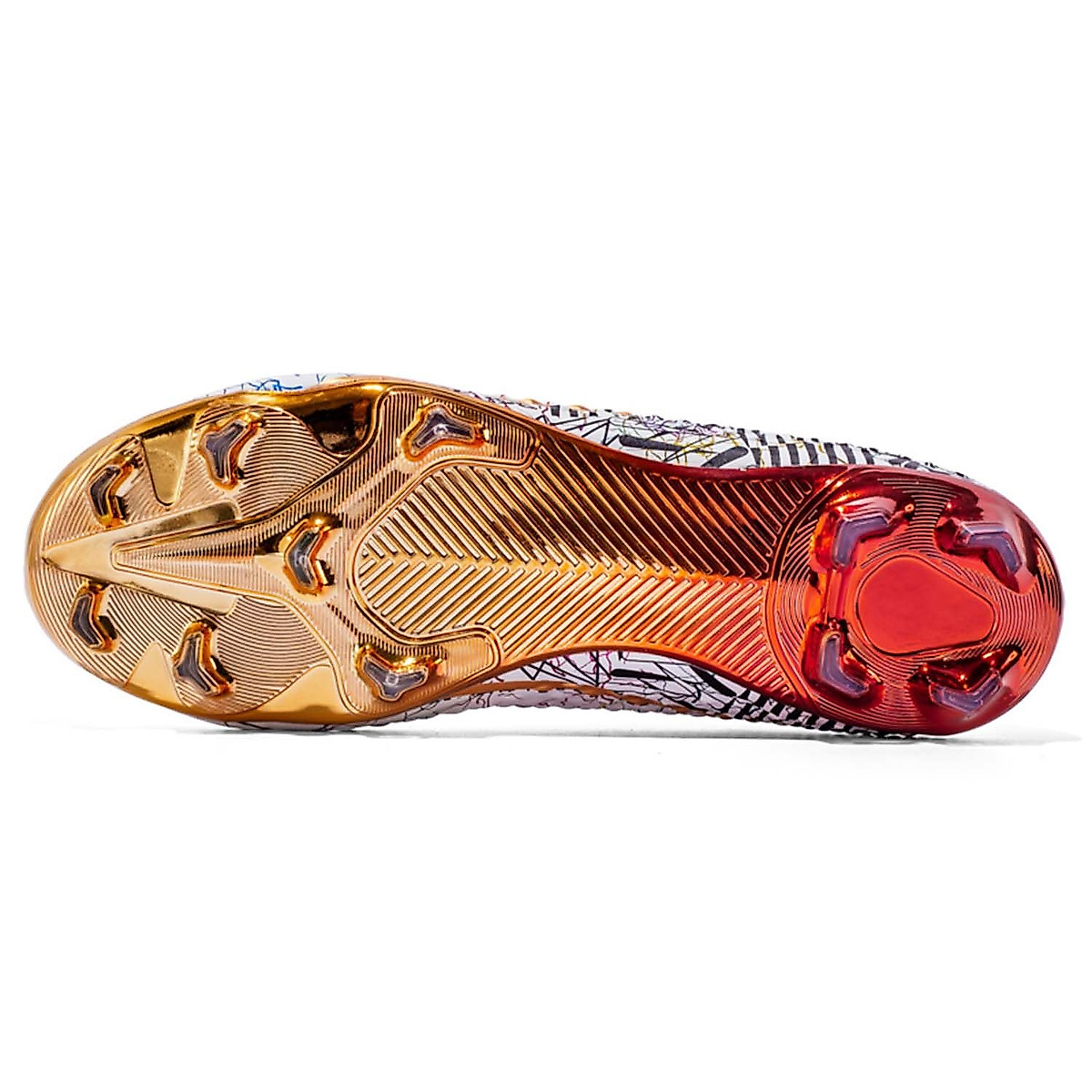 Dennger Boys Girls Soccer Cleats Kids Outdoor Indoor Football Trainning Shoes Athletic Turf Cleats Sneaker Shoes