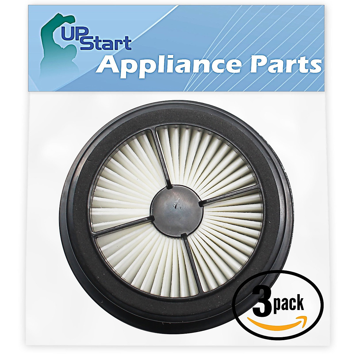 3-Pack Replacement Dirt Devil F44 HEPA Filter 304019001 - Compatible with Dirt Devil UD20015, Dirt Devil UD20100, Dirt Devil F44, Dirt Devil UD20020DI, Dirt Devil UD20025, Dirt Devil UD20100EB