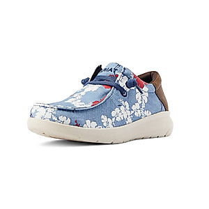 Ariat Mens Hilo Western Aloha Red White And Blue Pareau Prin 7