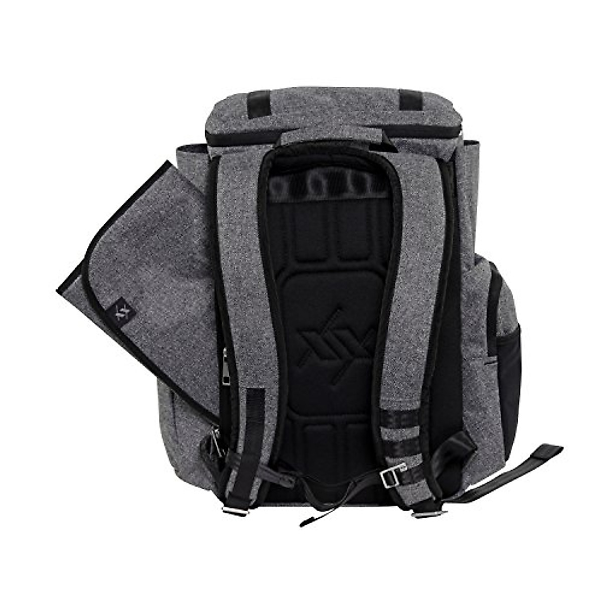 JuJuBe Hatch Durable Traveler/Diaper Dad Bag, XY Collection - Gray Matter