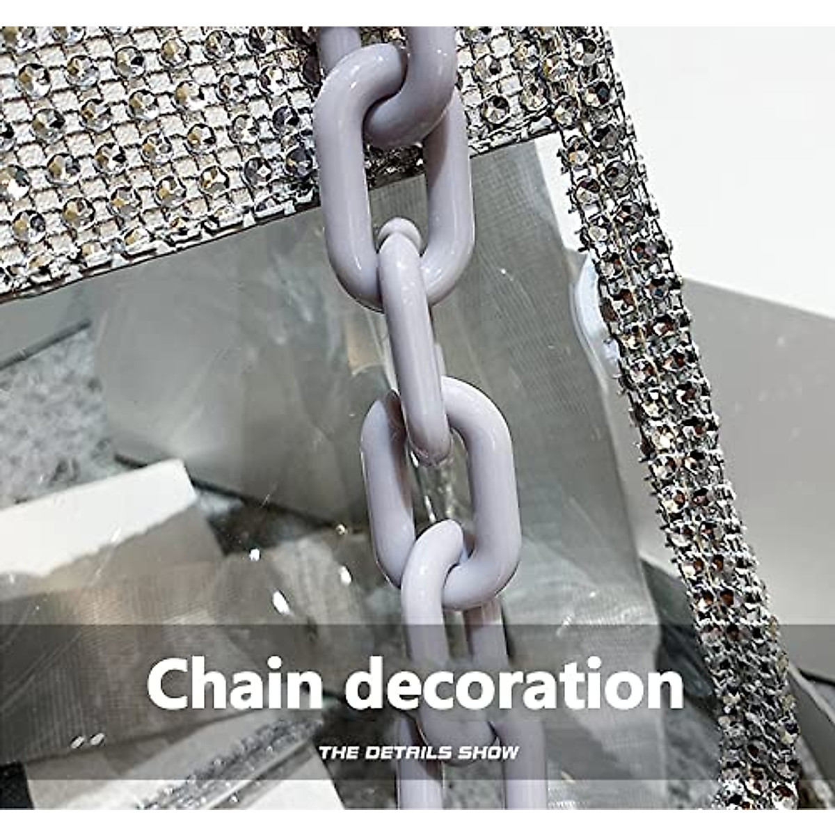 WANLD Clear Women's Crossbody Bag, Stadium Approved - Concert Event Transparent Small Wallet (golden)